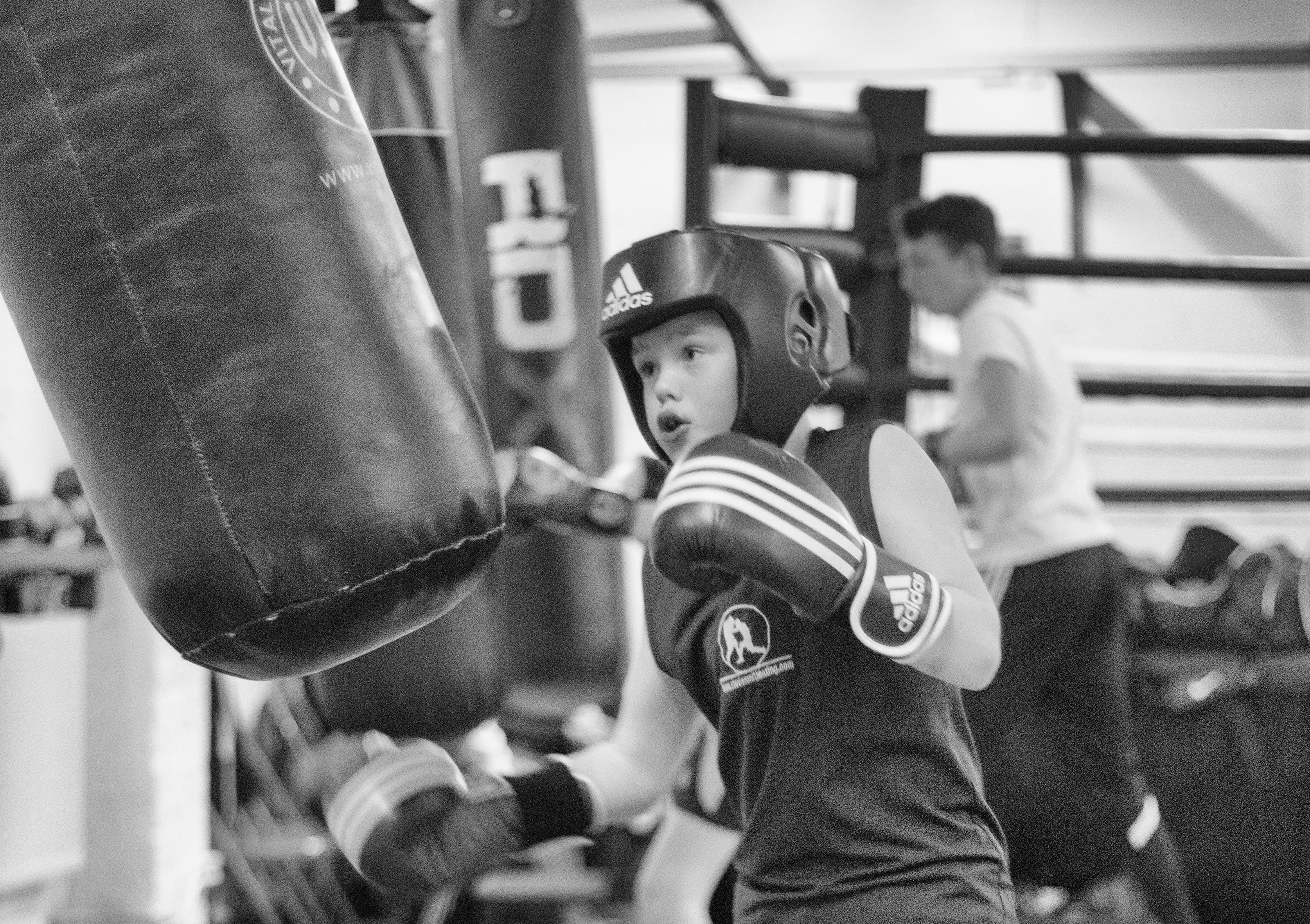 Gritty image of young boxer wins photography fight