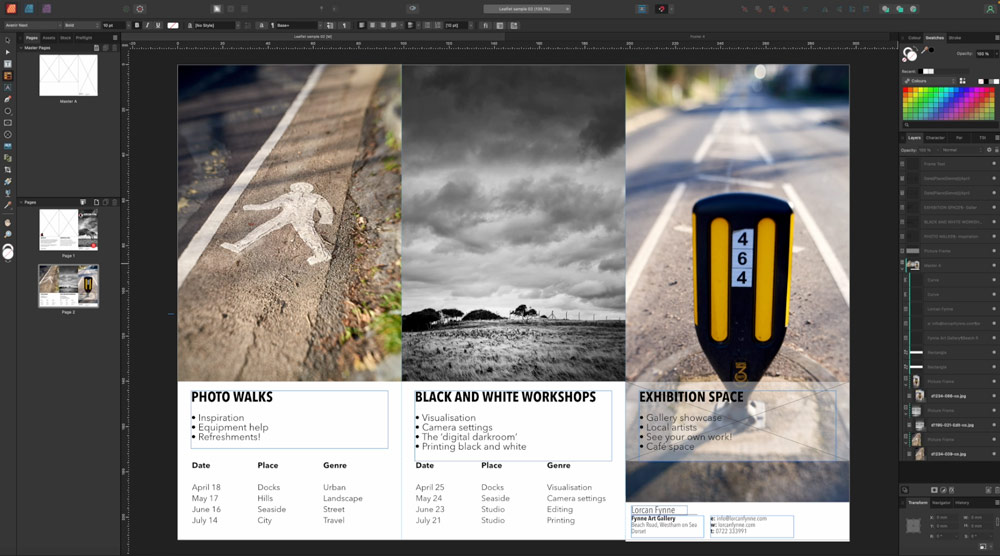 Make a photo leaflet with Affinity Publisher | Amateur Photographer