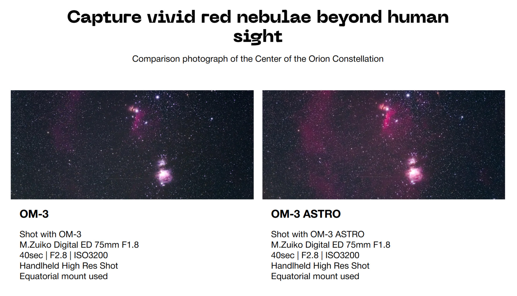 See the incredible high-res images from the new OM-System OM-3 ASTRO ...